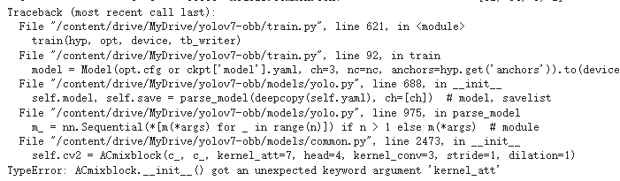 TypeError: ACmixblock.__init__() got an unexpected keyword argument 'kernel_att' · Issue #11 ...