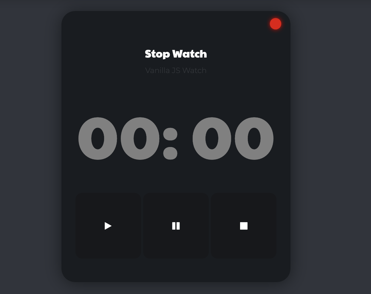 GitHub - alvaro-pixel/stop-watch: A simple stop watch in vanilla JS