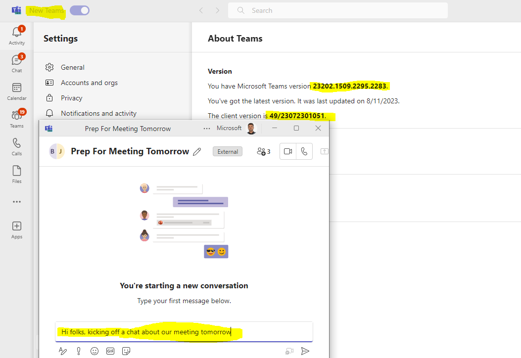 Deep Link To Teams Chat Formatting Is Incorrect New Teams · Issue 9202 · Microsoftdocs