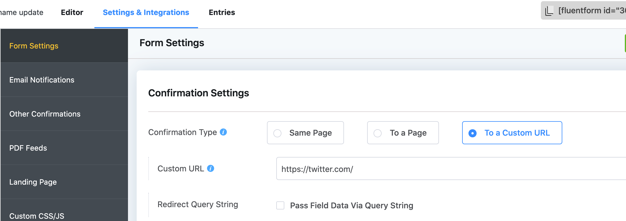 Redirect Not Working · Issue 93 · Fluentform Fluentform · Github