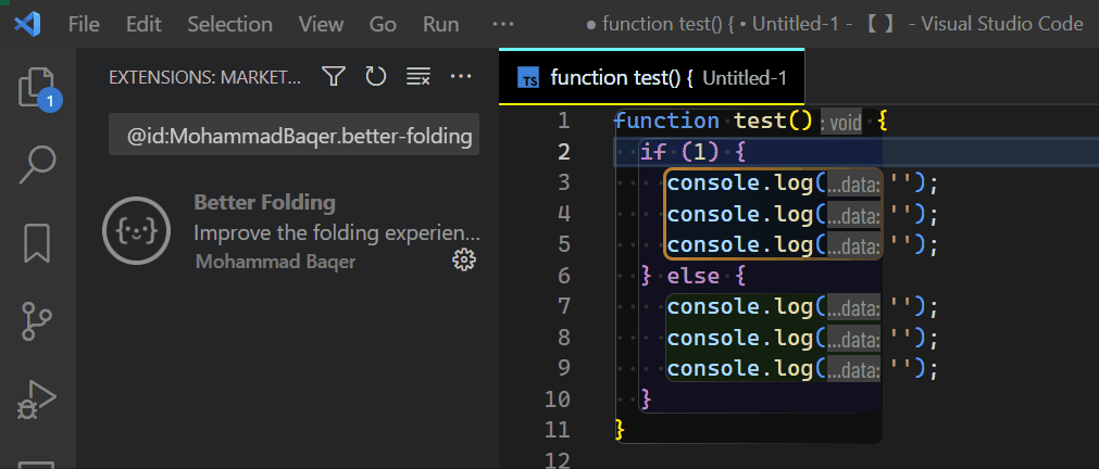 folding problem when fold if...else... · Issue #38 · mtbaqer/vscode ...