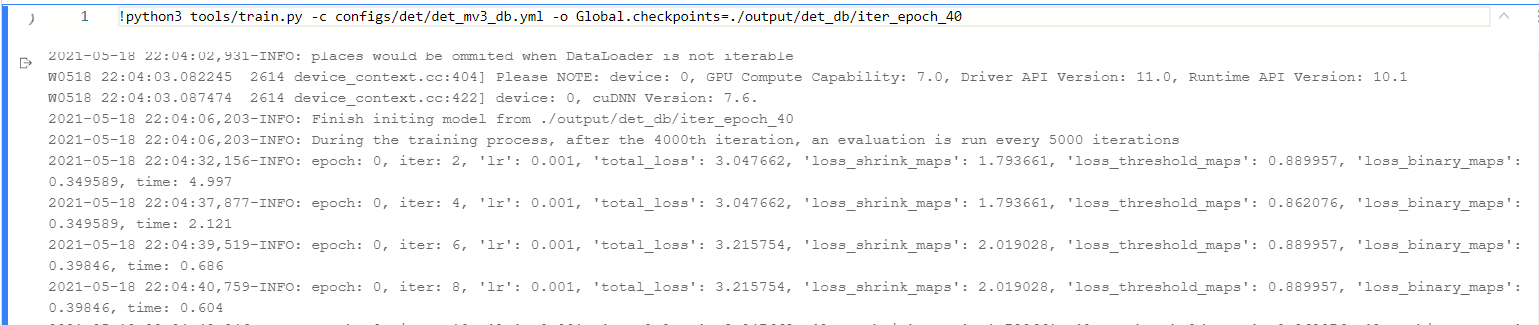 请问paddleocr中断后继续训练，为什么epoch又是从0开始？ · Issue #2827 · PaddlePaddle/PaddleOCR · GitHub