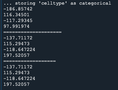can't reproduce the same result between sc.tl.tsne and scikit-learn ...