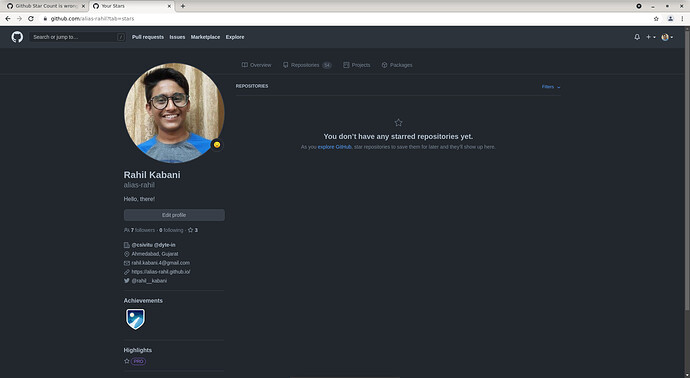 Github Star Count is incorrect · community · Discussion #22042 · GitHub