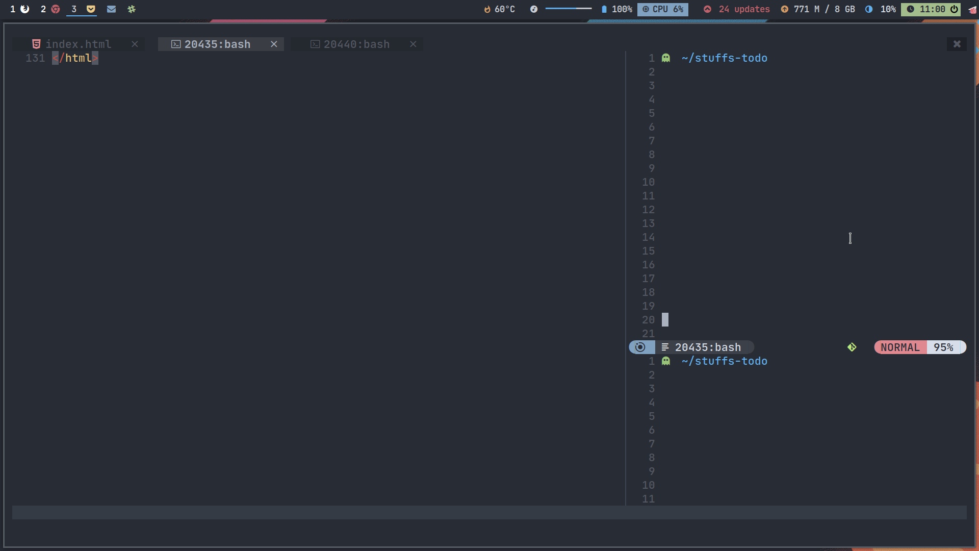 show statuslines for all windows · Issue #112 · nvimdev/galaxyline.nvim · GitHub