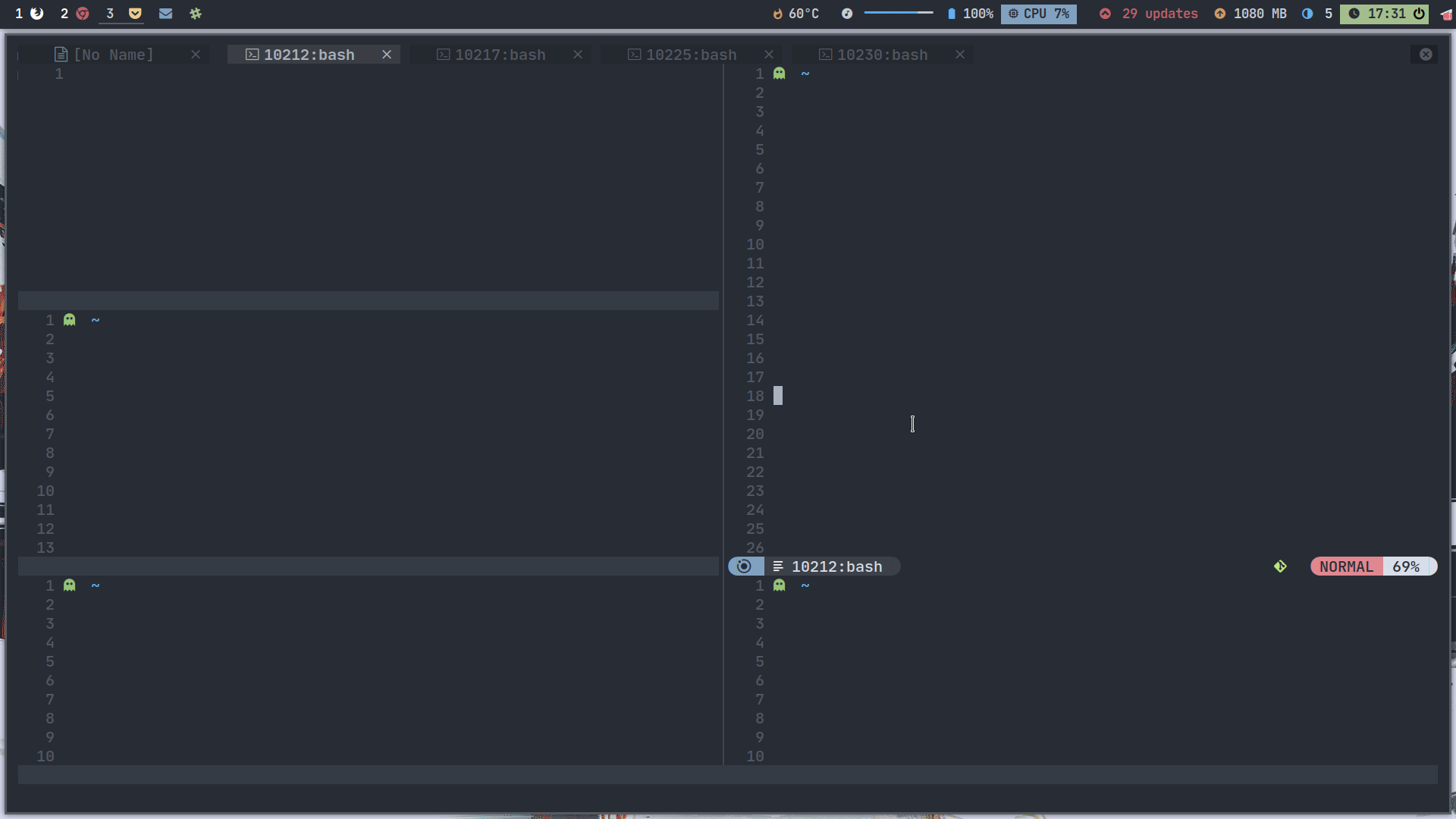 show statuslines for all windows · Issue #112 · nvimdev/galaxyline.nvim · GitHub
