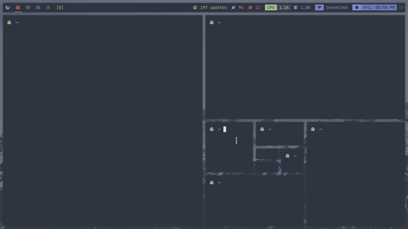 binary tree partioning ( layout | idea ) · Issue #1 · siduck/chadwm · GitHub