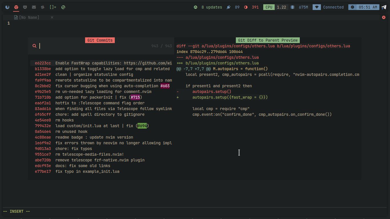 Integration NvChad `updates` with new Packer Snapshot feature · Issue ...