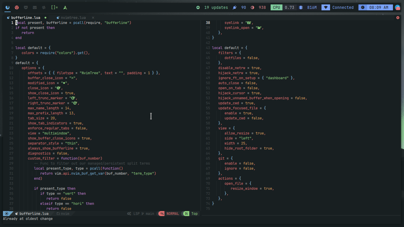 plugin config replace in chadrc.lua not work · Issue #757 · NvChad/NvChad · GitHub