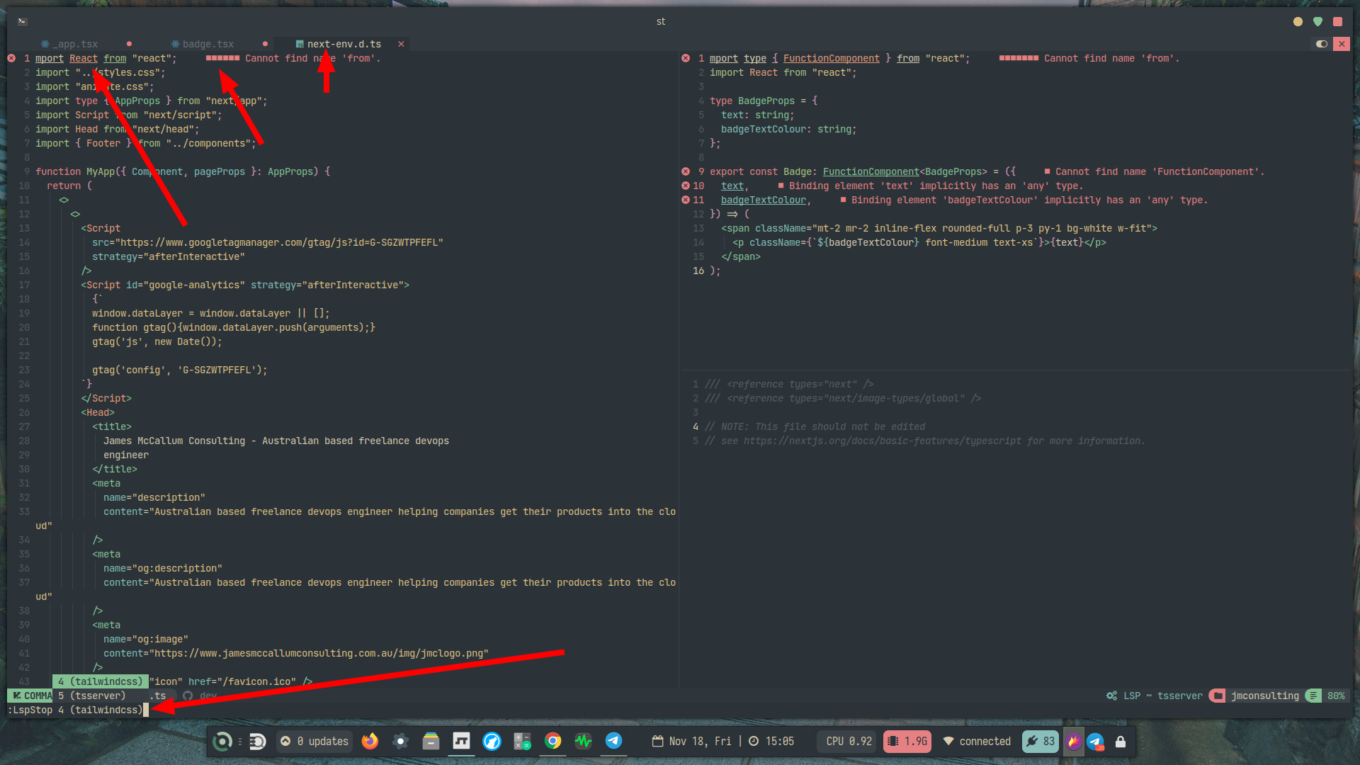 The TypeScript LSP running twice when opening .tsx and .ts files ...
