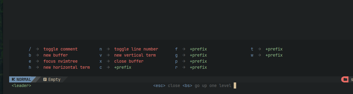 Leader+e to focus nvim tree not working · Issue #1915 · NvChad/NvChad · GitHub