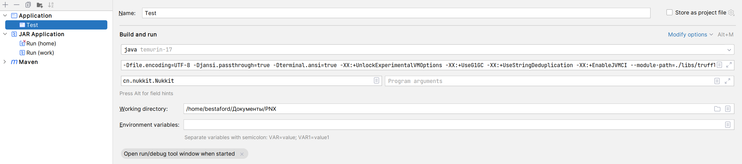 Unable to debug Java plugin with IntelliJ IDEA · Issue #1143 · PowerNukkitX/PowerNukkitX · GitHub
