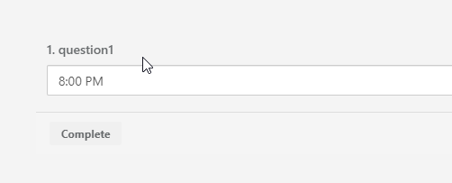 Date Time Custom Widget · Issue 1332 · Surveyjs Survey Library · Github