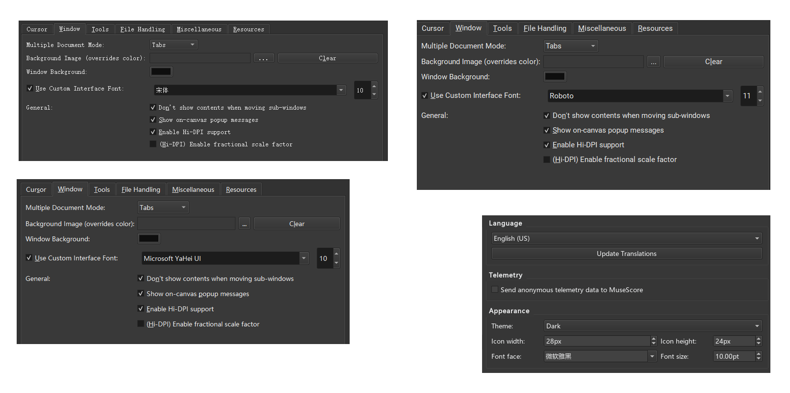 [Feature Request] Use better default interface font (for Windows 10 in ...