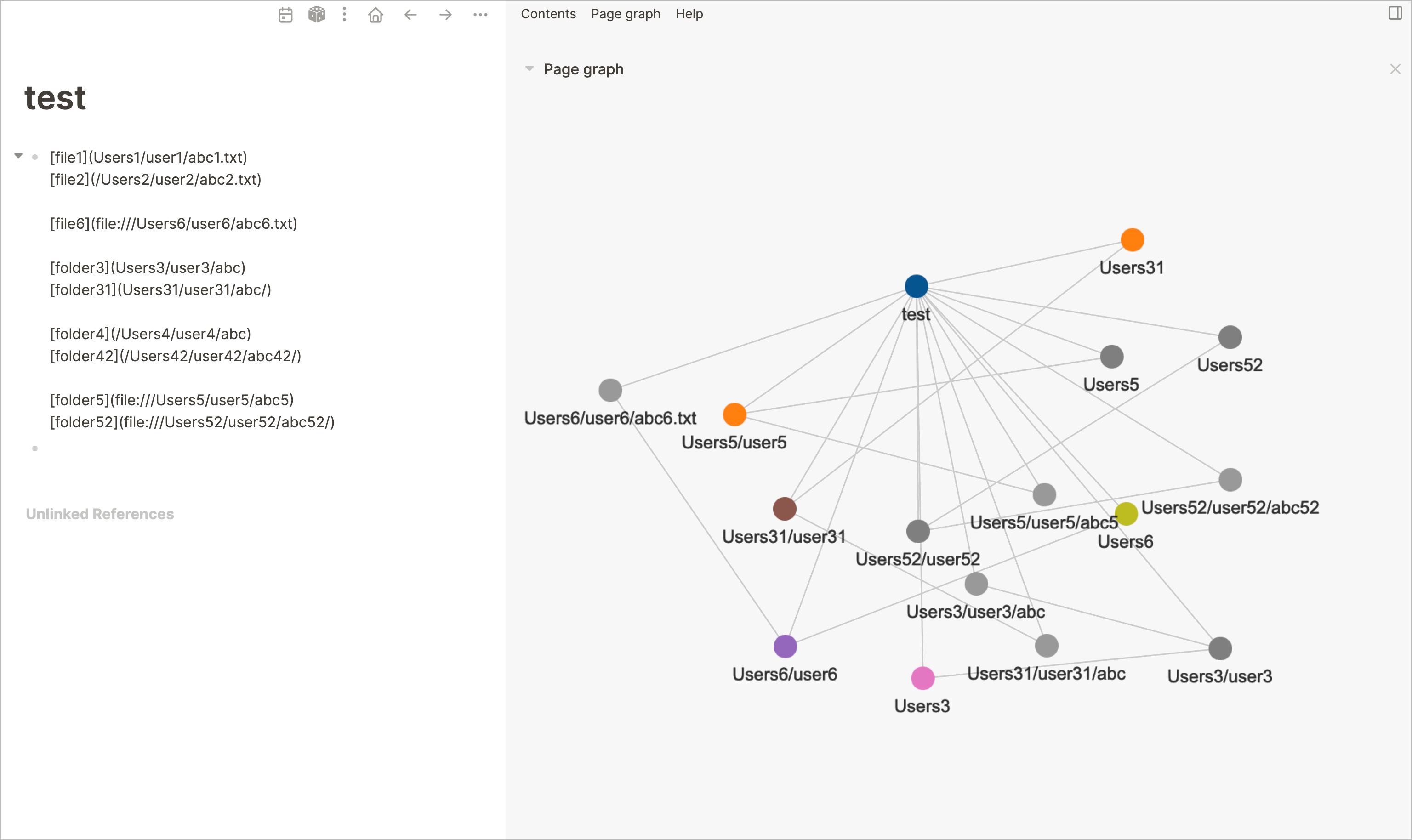 graph view treats "file" protocol wrongly and show all the intermediate ...