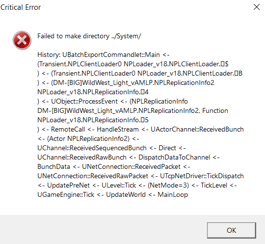 [469a] NPLoader crash after mapswitch · Issue #187 · OldUnreal/UnrealTournamentPatches · GitHub