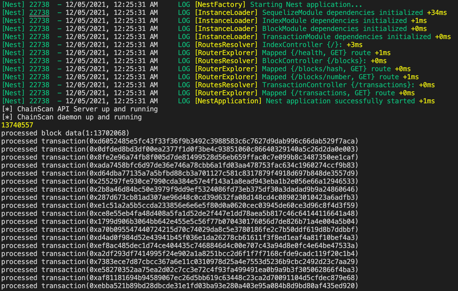 GitHub - dnjscksdn98/mini-chainscan: mini blockchain explorer
