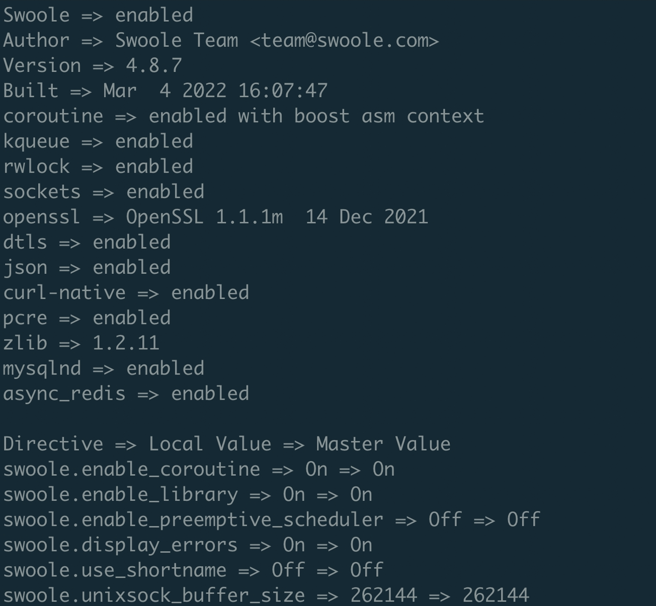 [Question]M1芯片 Symbol not found:_OPENSSL_init_ssl · Issue #4697 · swoole/swoole-src · GitHub