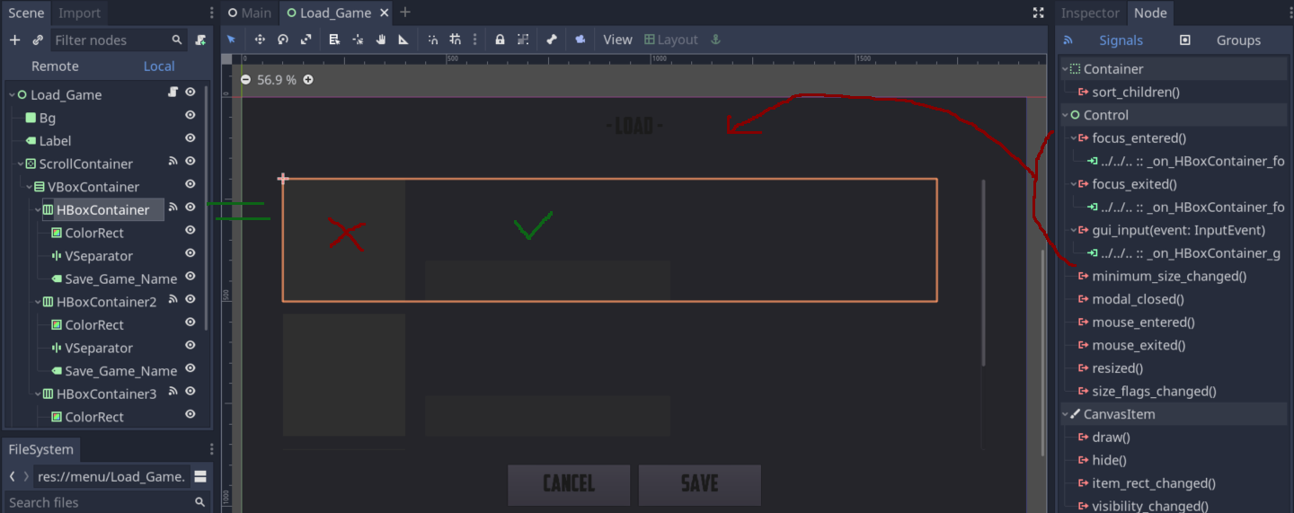mouse events incorrect on BoxContainer with ColorRect · Issue #35112 · godotengine/godot · GitHub