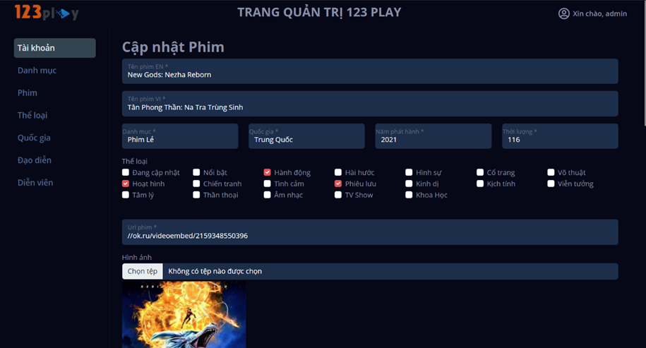 GitHub - kikkdt/WebFilm: Đồ án kết thúc học phần LTWeb