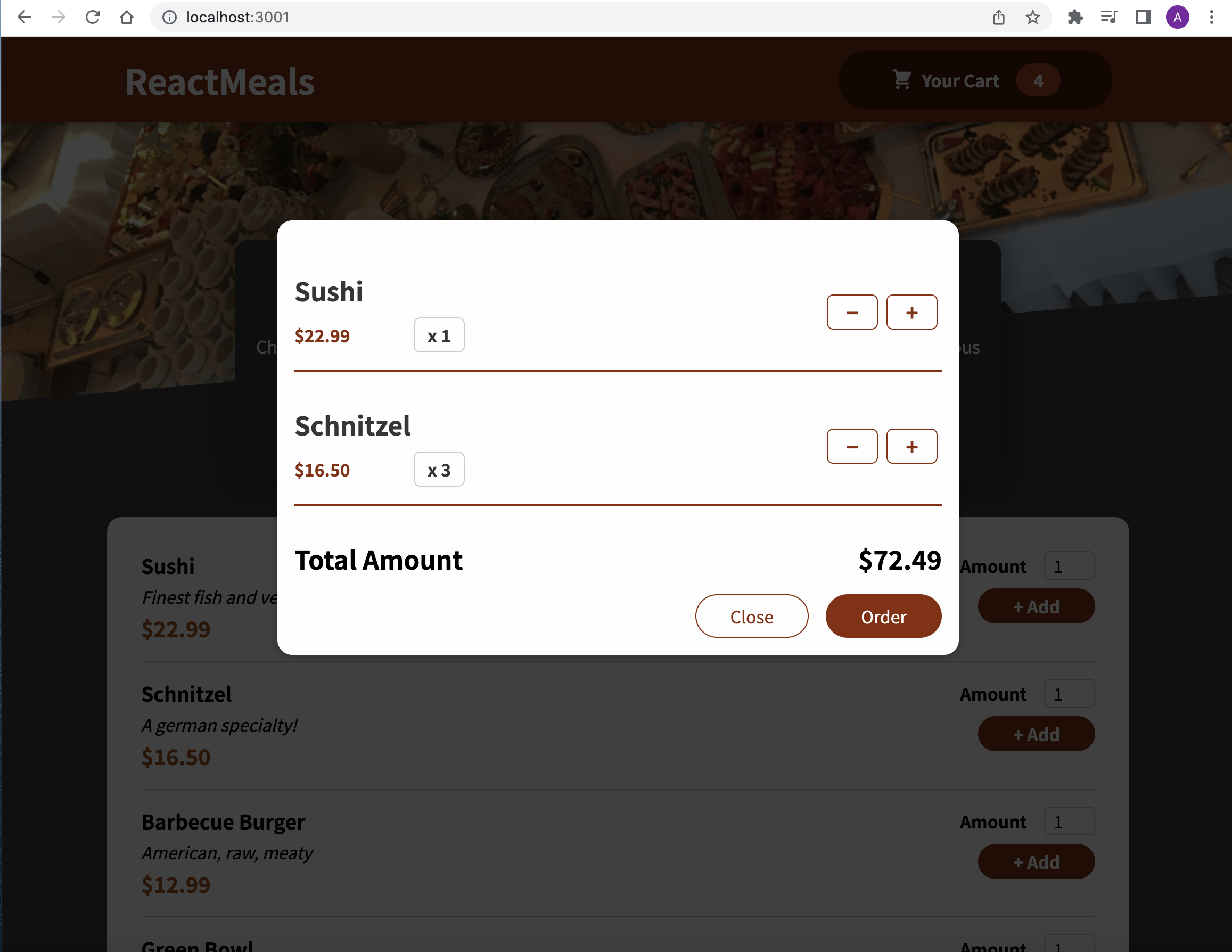GitHub - avhekkink/food-ordering-app-ui