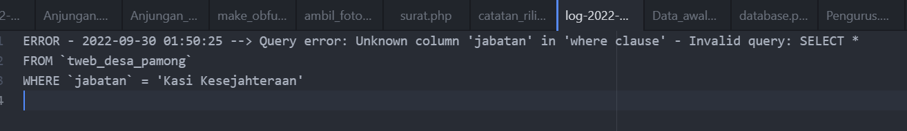 Error Saat Nambahkan Disposisi Surat Masuk · Issue 5720 · Opensidopensid · Github 