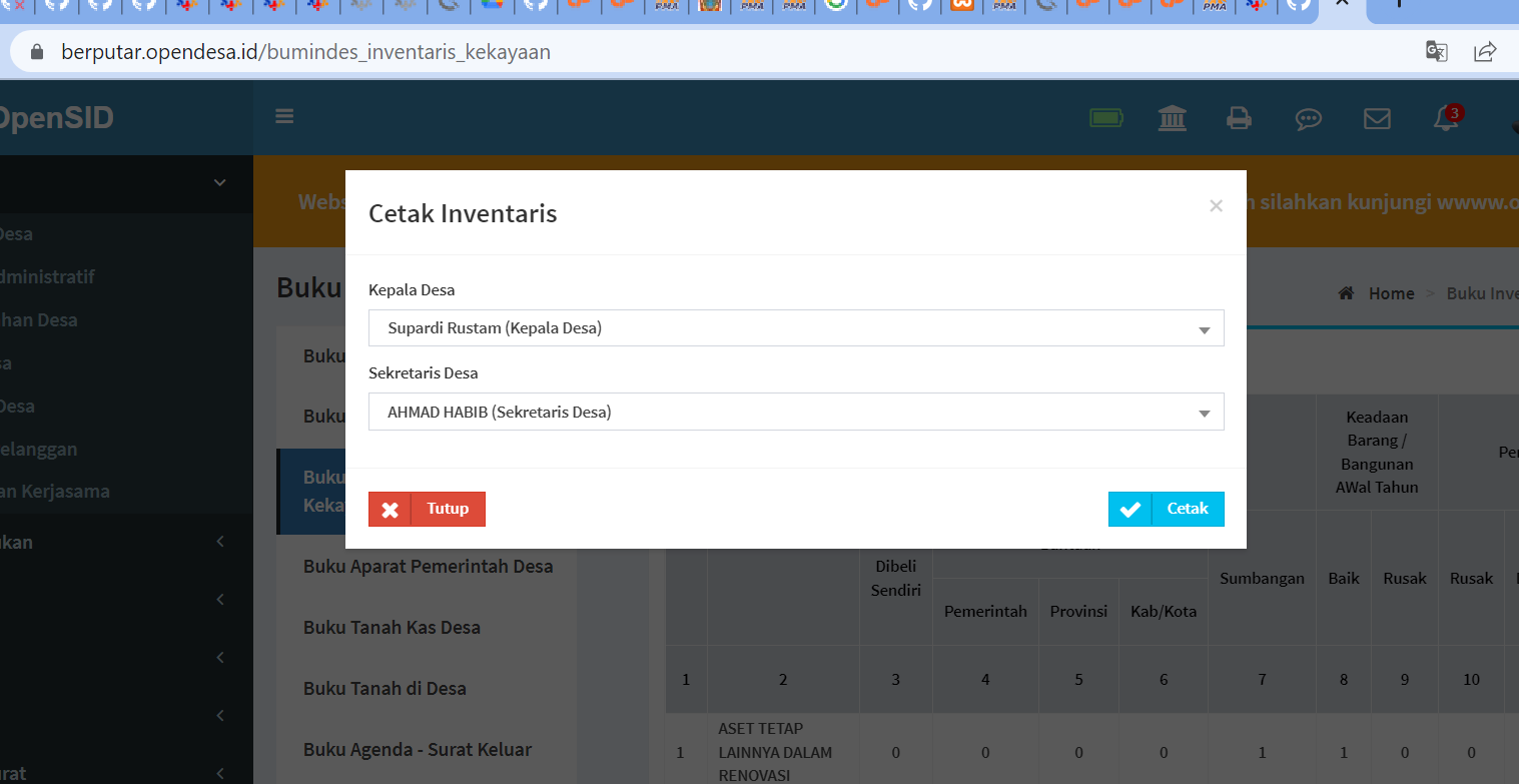Bug/error: error unduh Buku Inventaris dan Kekayaan Desa · Issue #5719 · OpenSID/OpenSID · GitHub