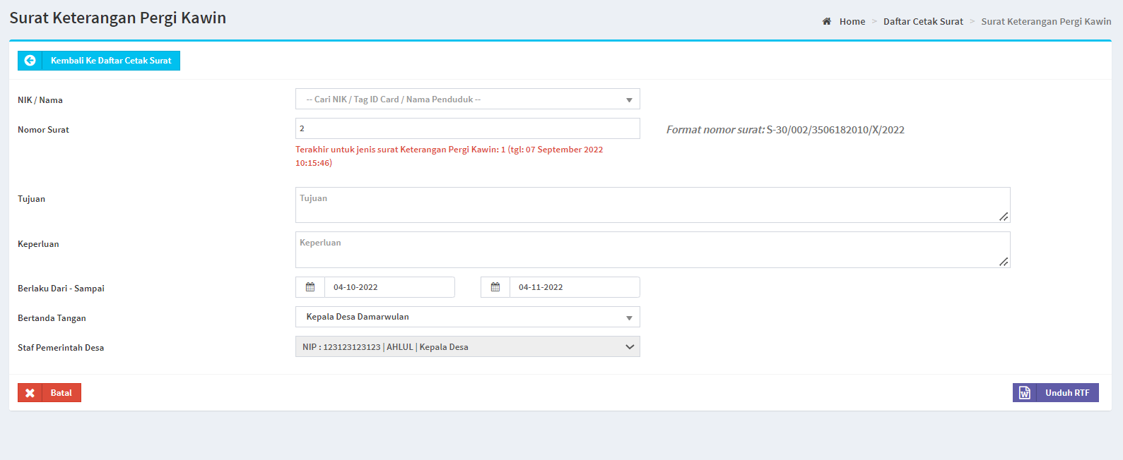 [TinyMCE] Konversi surat RTF - Keterangan Pergi Kawin · Issue #5773 · OpenSID/OpenSID · GitHub