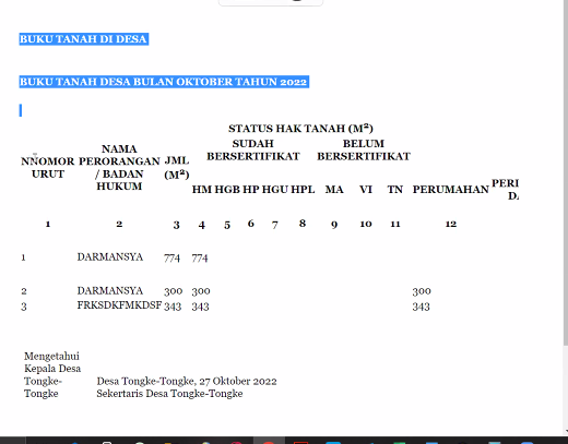 Pada Menu Buku Administrasi Desa · Issue 5880 · Opensidopensid · Github 