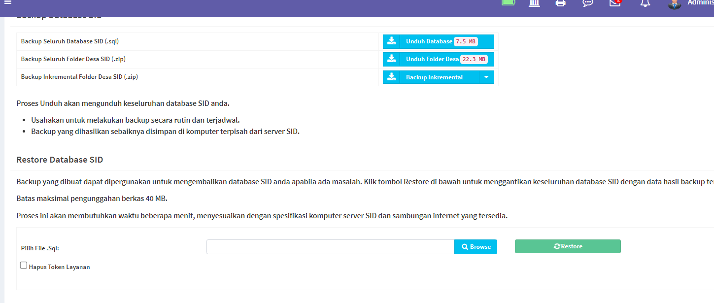 Fitur/Bug: Amankan Token Pengguna Ketika Restore Database · Issue #5870 · OpenSID/OpenSID · GitHub