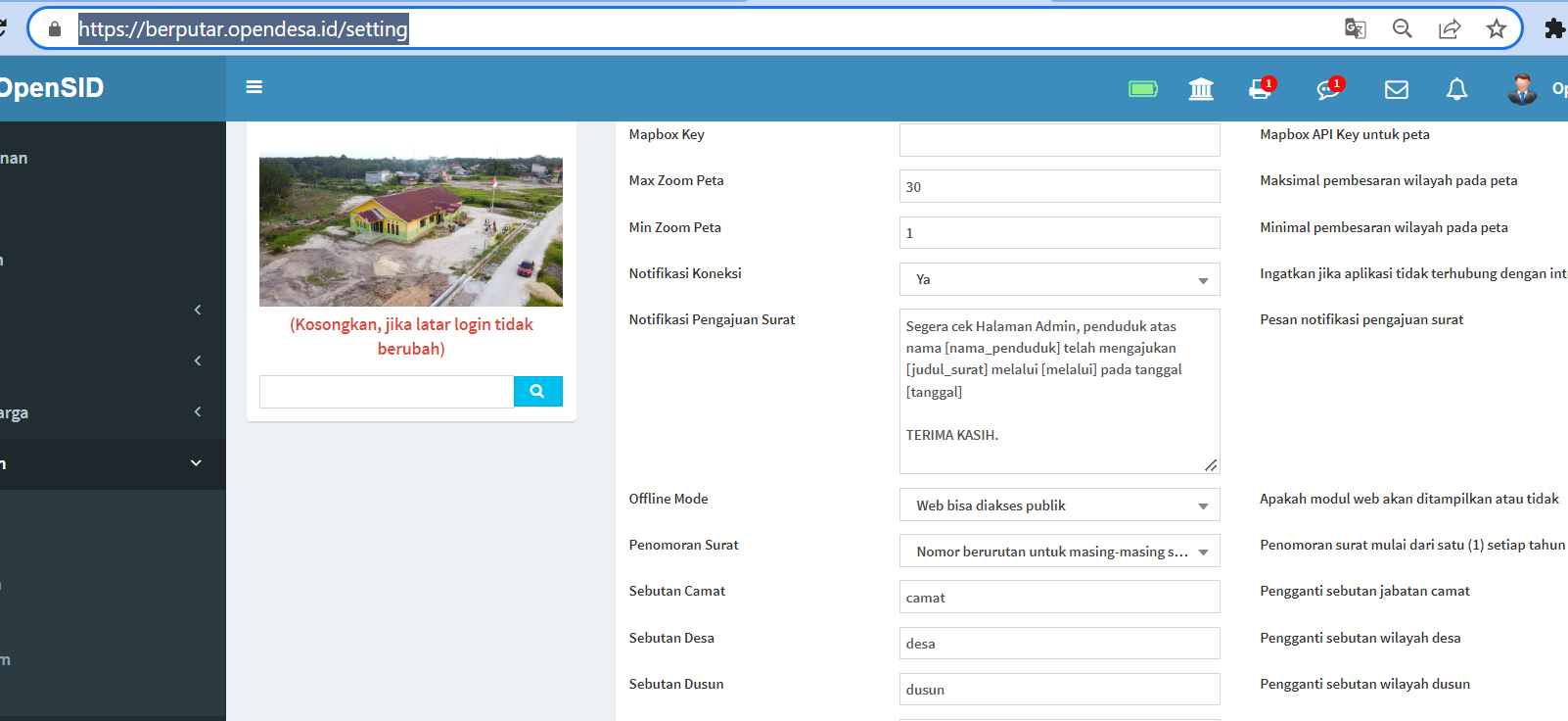 Ubah Latar Belakang Website And Login Tidak Berfungsi Masih Muncul Gambar Bawaan · Issue 6186 