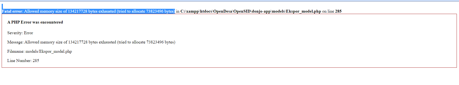 Bugerror Gagal Proses Backup Database · Issue 6288 · Opensidopensid · Github