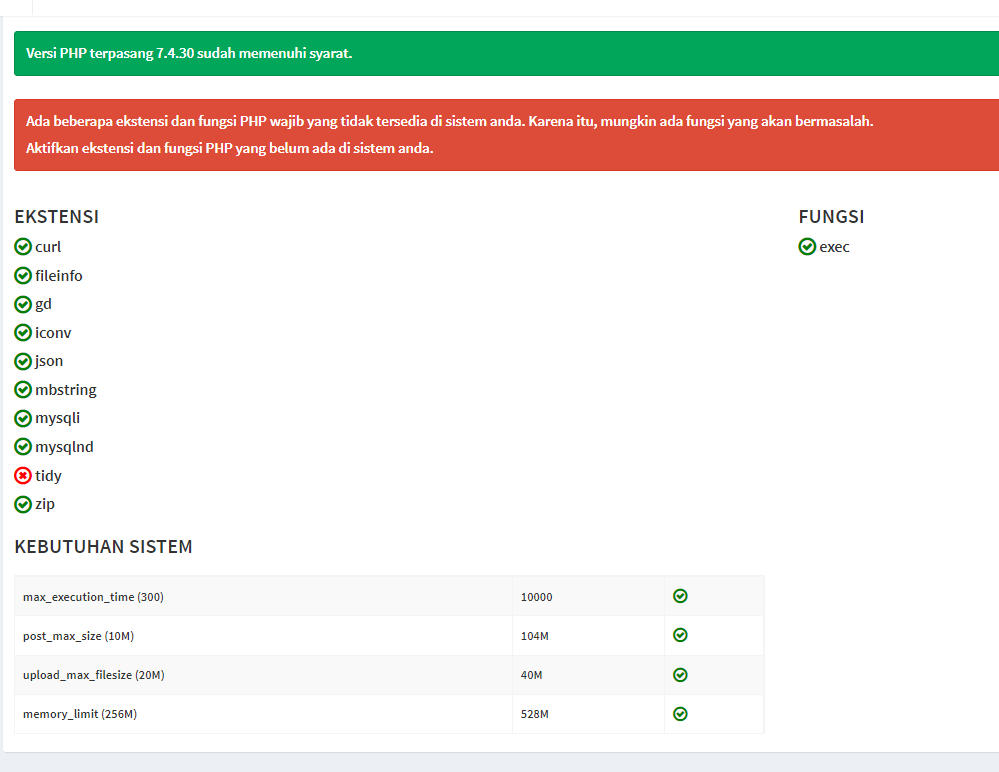 Tambahkan Fungsi Memeriksa Besar Backup Database Dan Ubah Error Limit Memori · Issue 6293 