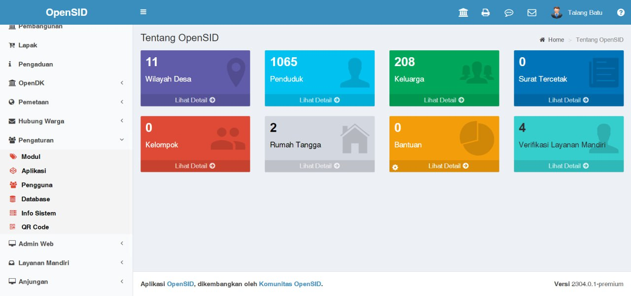 Warnah menu menjadi berwarna merah dan ketika token baru di input di ...