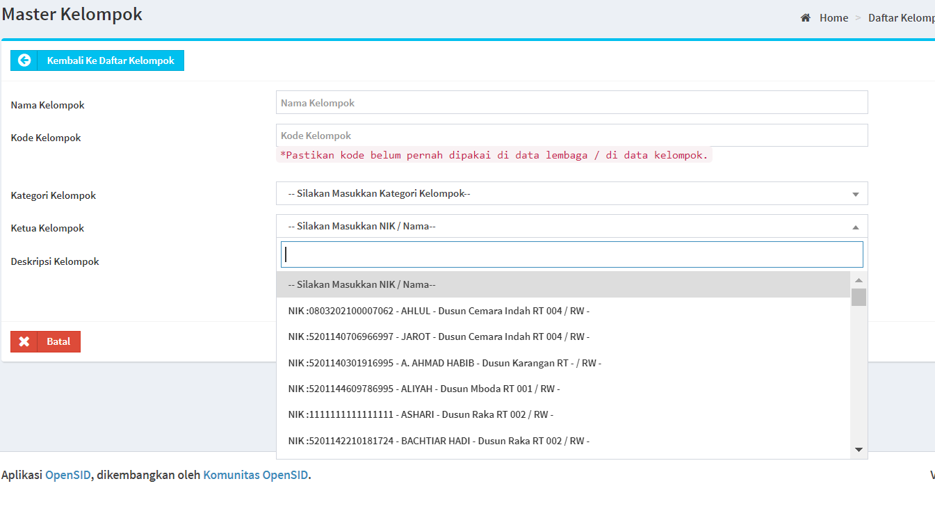 Permintaan fitur: Tambahkan Infinite Scroll pada Tambah Ketua kelompok · Issue #6628 · OpenSID ...