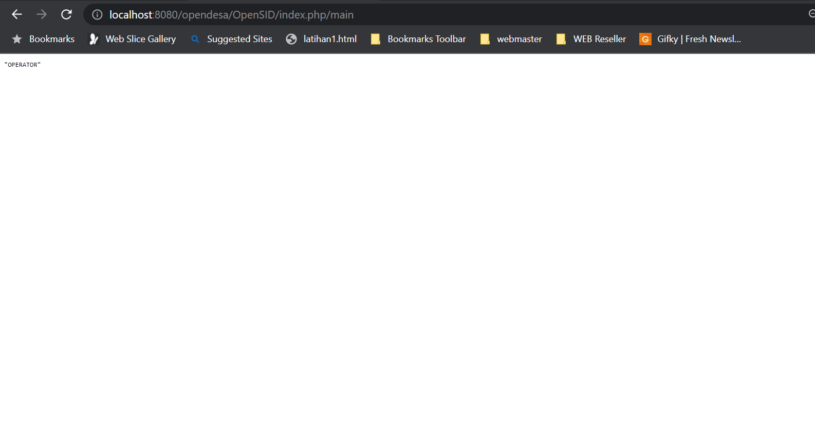 Error untuk pengguna lain selain administrator misalkan group operator pasca penggabungan ...