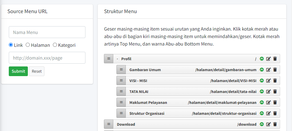 Halaman Menu · Issue 276 · Opensidopenkab · Github 