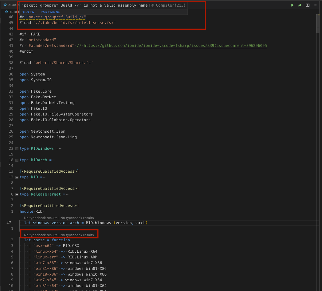 Ionide 4 And Fake 5 Build Script · Issue 1126 · Ionideionide Vscode Fsharp · Github