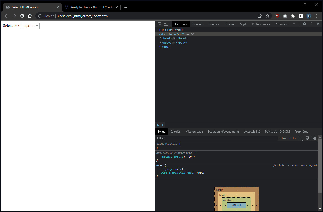 HTML errors · Issue #6237 · select2/select2 · GitHub