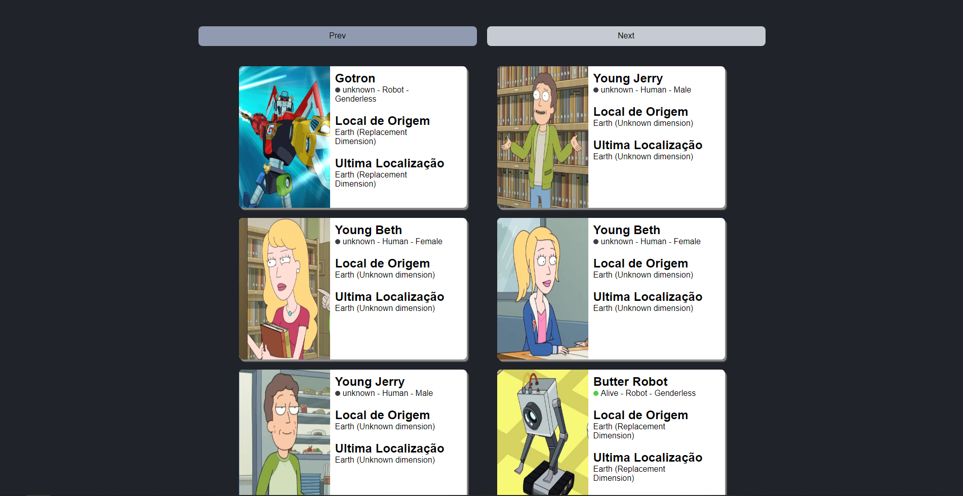 GitHub - gabrielmgaa/Rick-Morty-APi