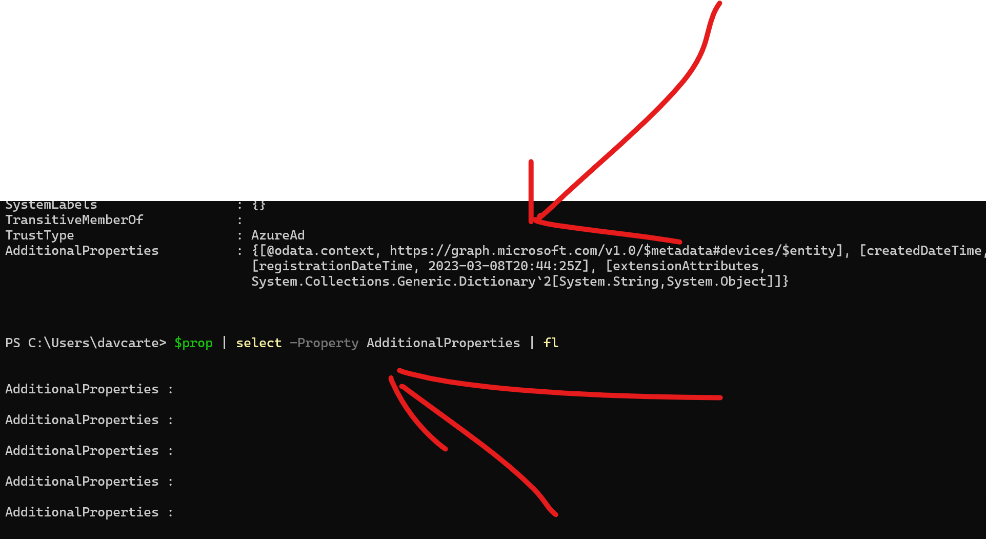 Windows Terminal Powershell Unable To Read Extended Properties · Issue 15754 · Microsoft