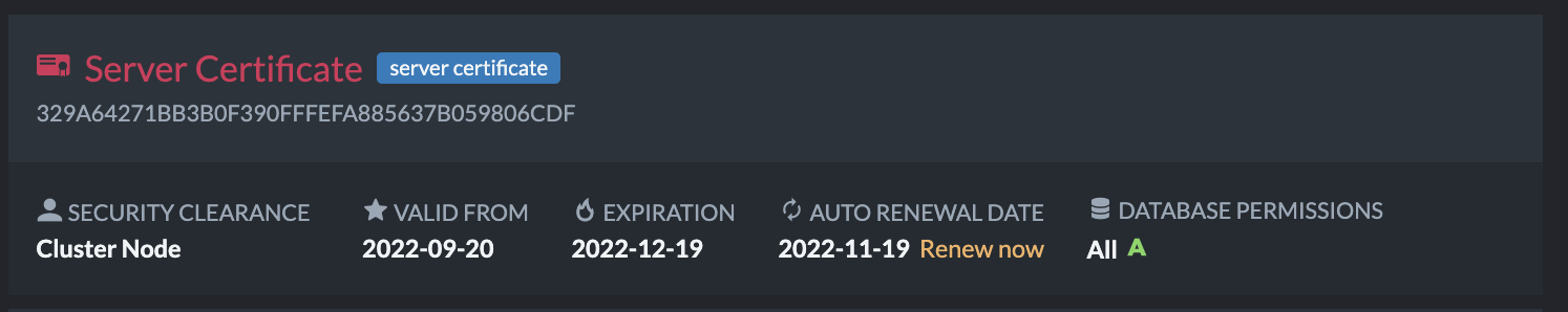 Let's Encrypt certificate: missing "renew" button · ravendb ravendb · Discussion #14979 · GitHub
