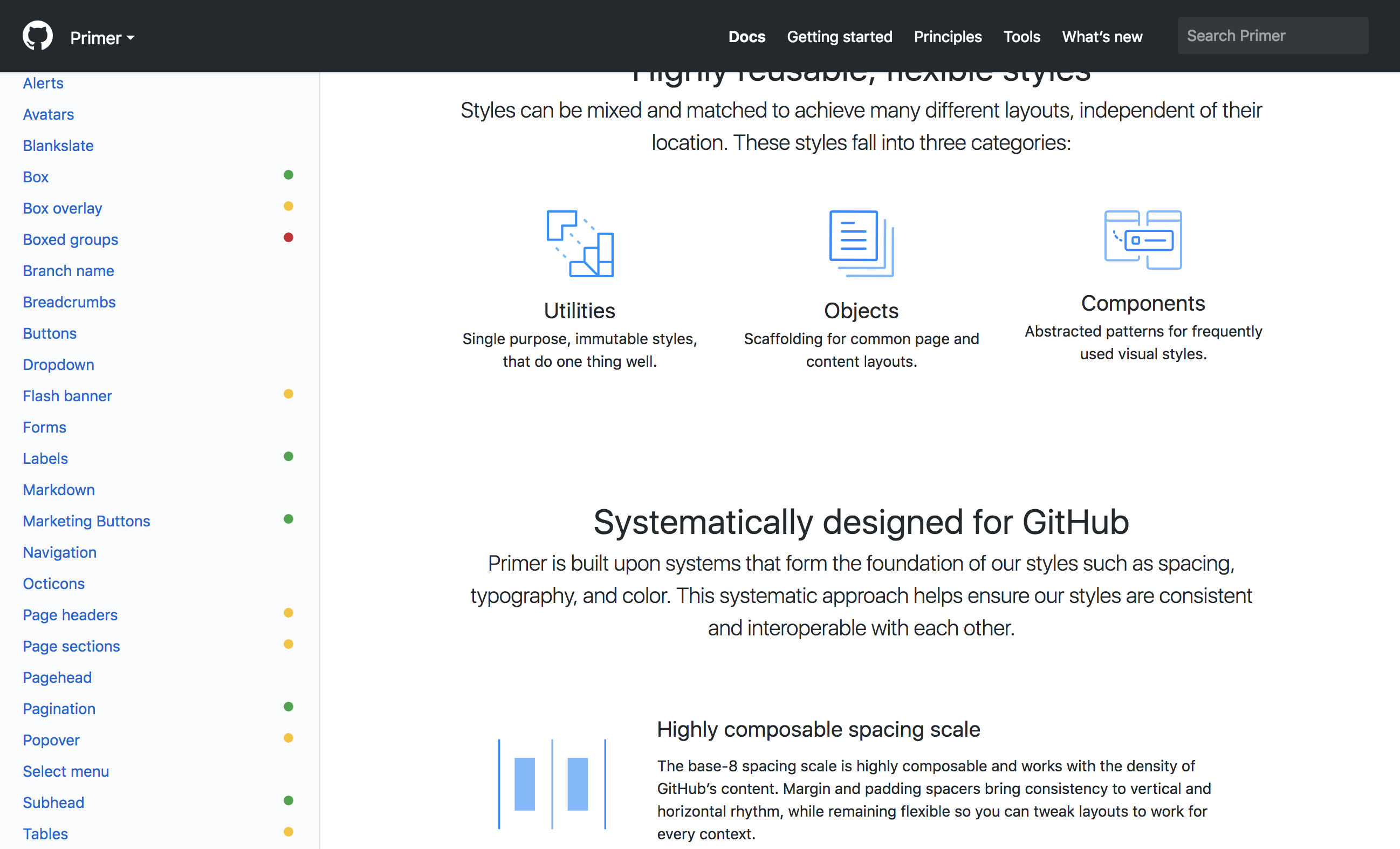 "Installation Instructions" link redirects to nowhere · Issue #602 · primer/css · GitHub