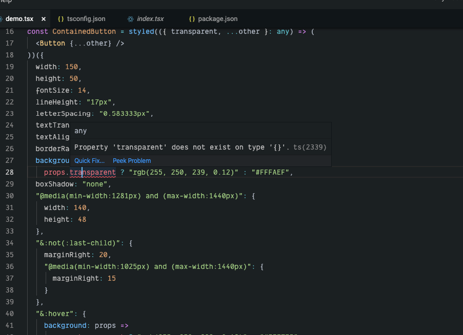 Bug with props for styled components · Issue #19541 · mui/material-ui ...