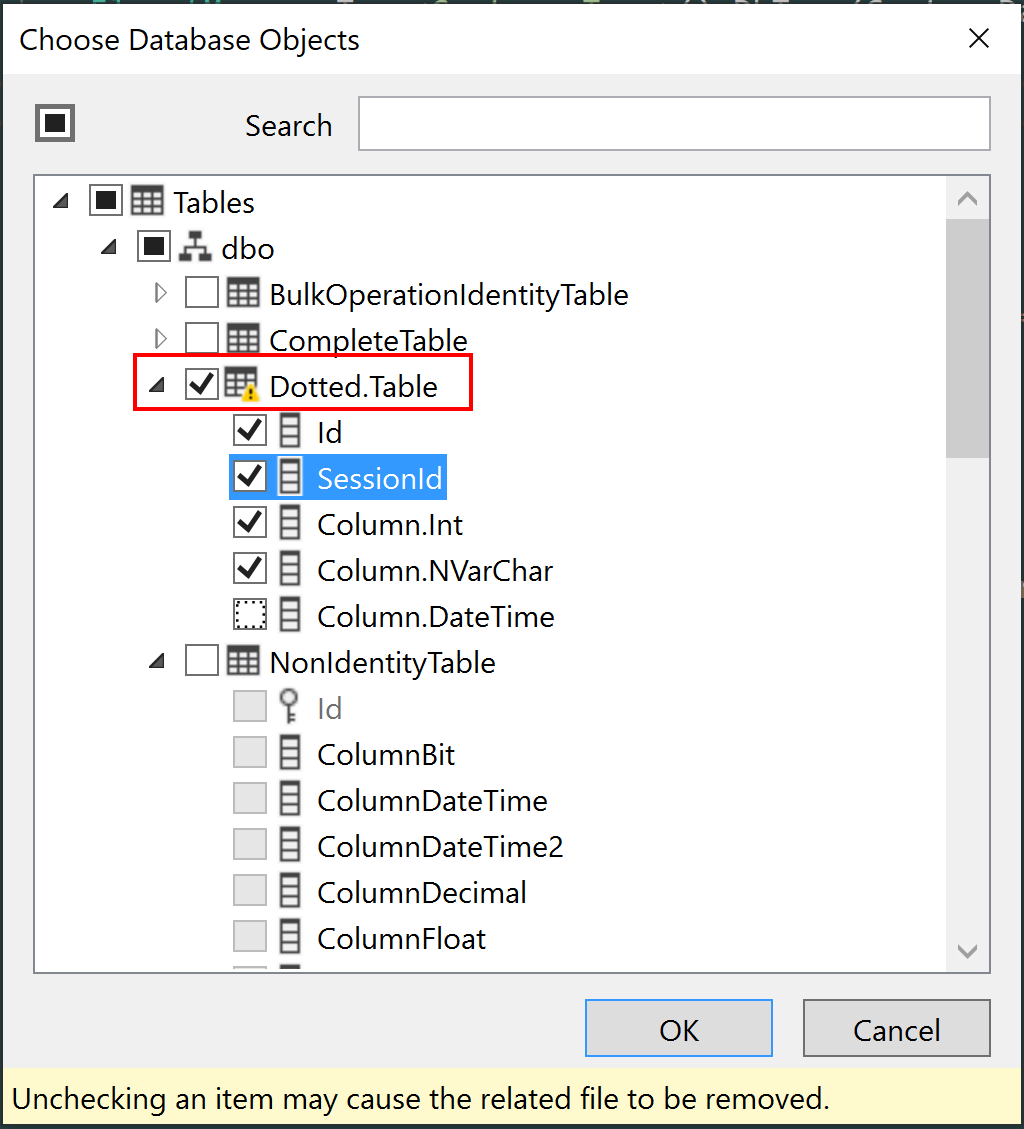 Bug: The generated model for the unstructured Table name seems not correct · Issue #656 · ErikEJ ...