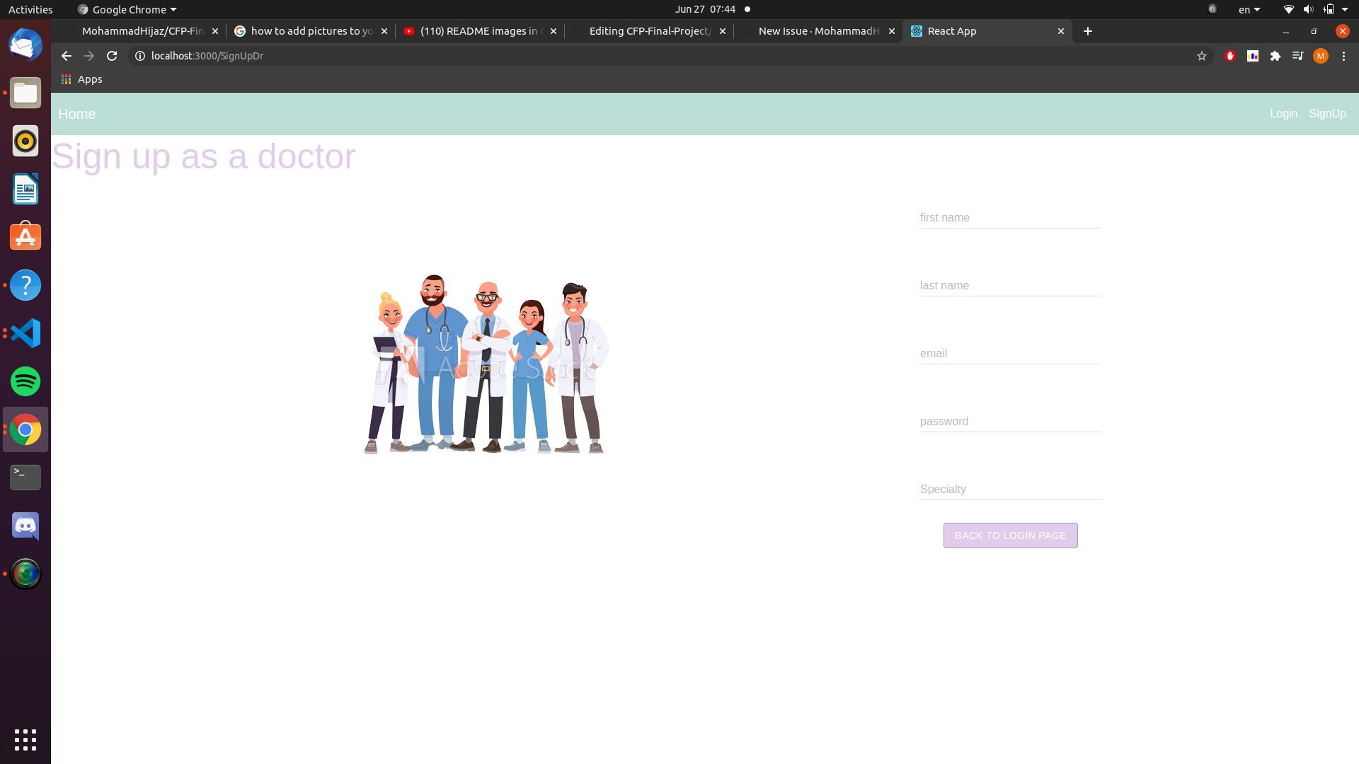 GitHub - MohammadHijaz/Tabeeb-schedule