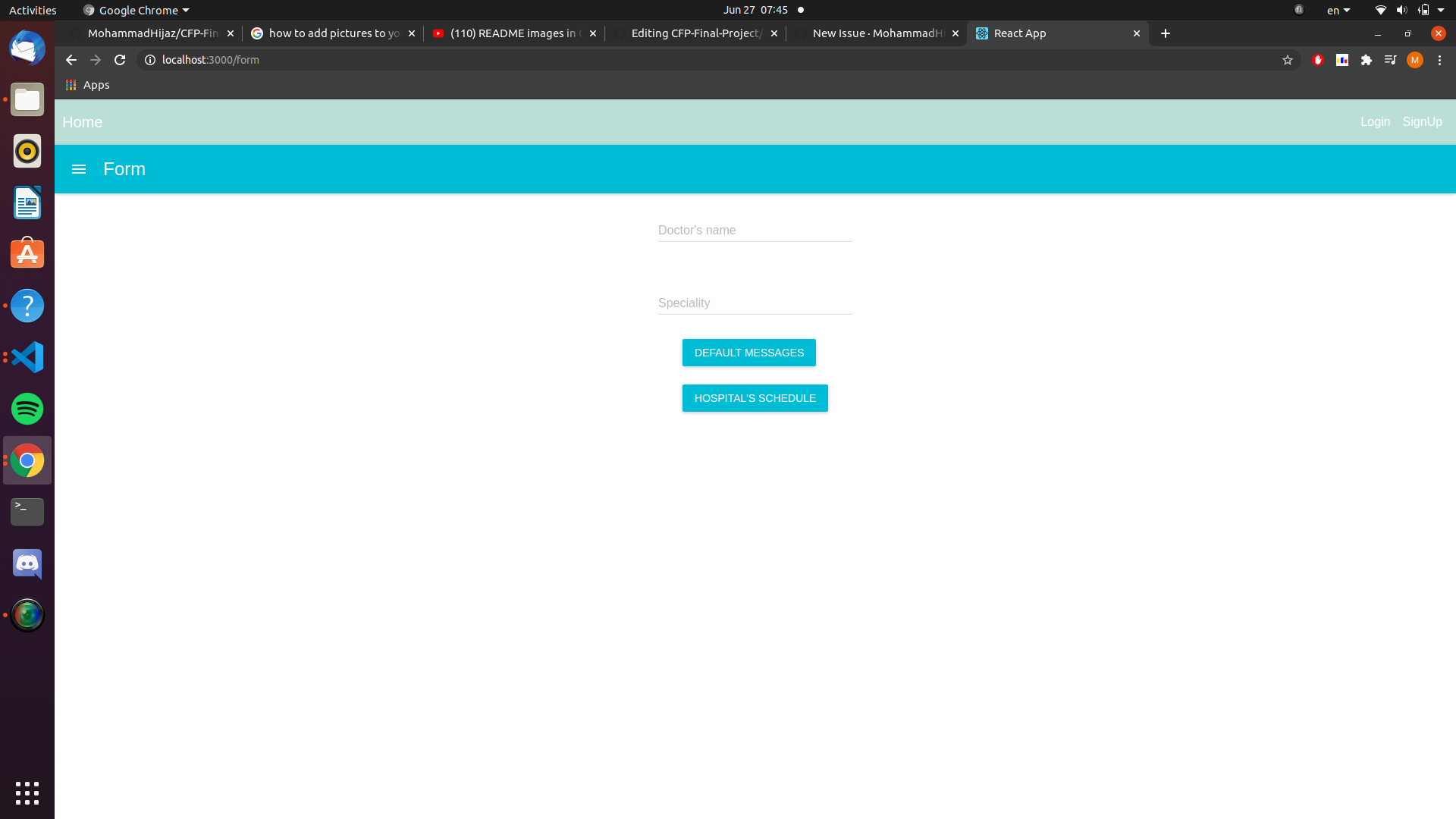 GitHub - MohammadHijaz/Tabeeb-schedule