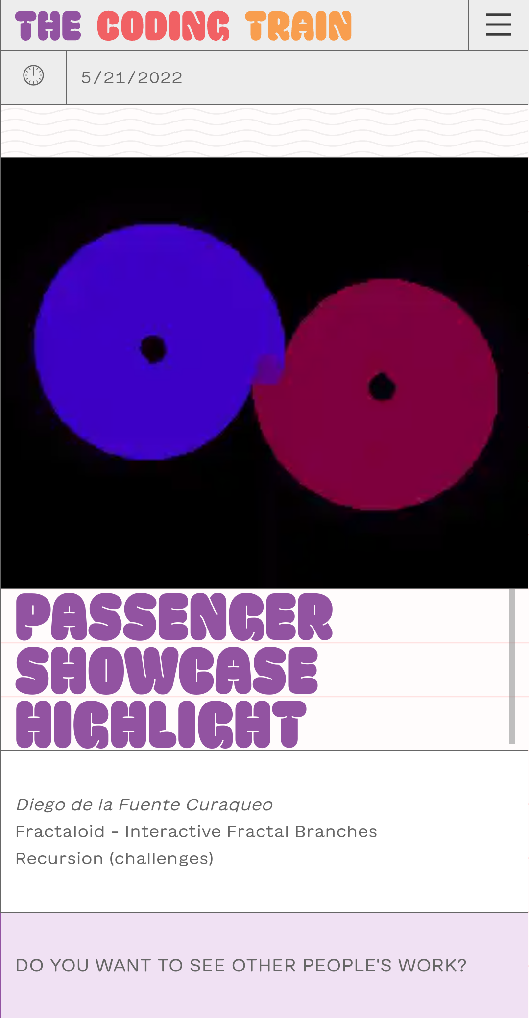 Minor UI adjustments · Issue #140 · CodingTrain/thecodingtrain.com · GitHub