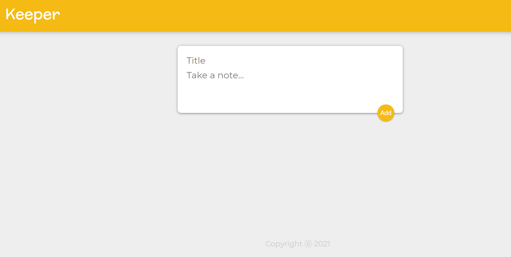 GitHub - nadiamonteiro/Keeper-App: Created with CodeSandbox