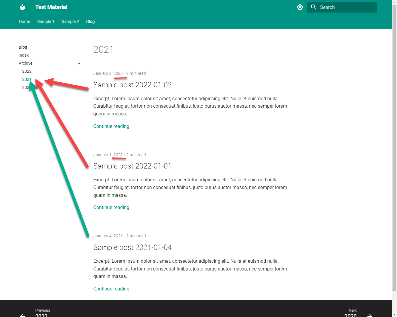 Wrong Archive Date Group · Issue 4389 · Squidfunk Mkdocs Material · Github
